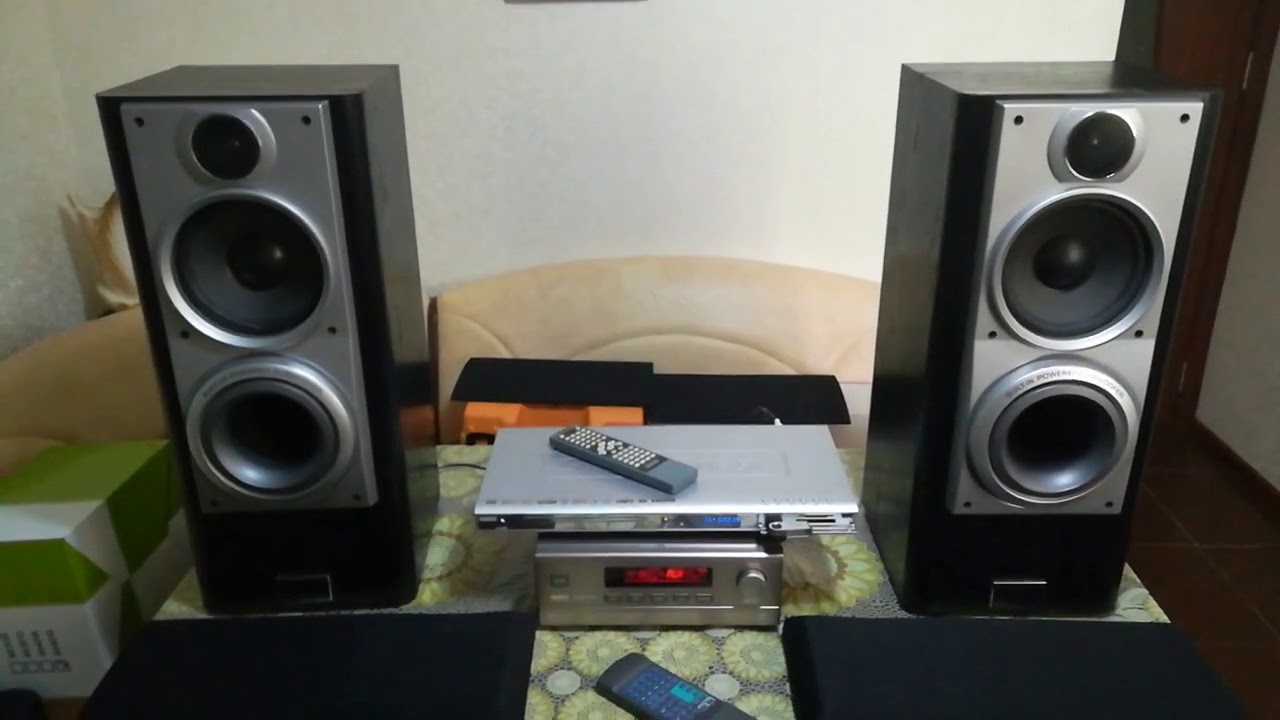 Aiwa SX-HDT7 HiFi 3-way Lautsprecher + Yamaha RX-S70 HiFi Japan - YouTube