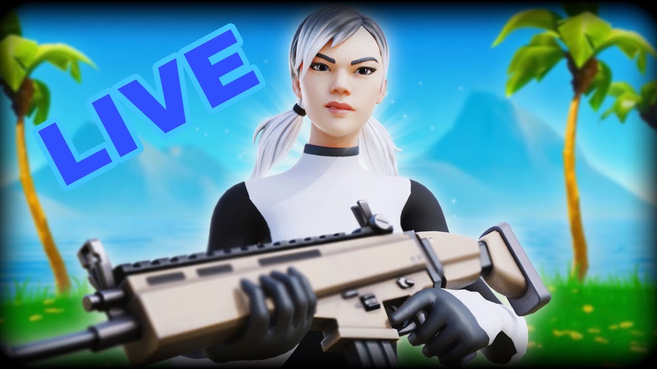 Playing Fortnite LIVE New Season 4 - YouTube