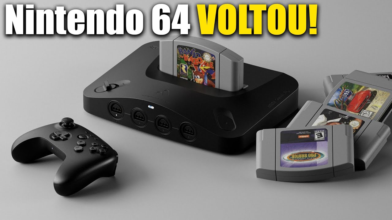 O NOVO NINTENDO 64 CHEGOU! Analogue 3D é o N64 DEFINITIVO que usa FPGA ...