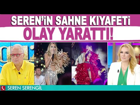 Seren Serengil sahne kıyafeti sosyal medyayı ikiye böldü! Eleştirilere canlı yayında cevap verdi...