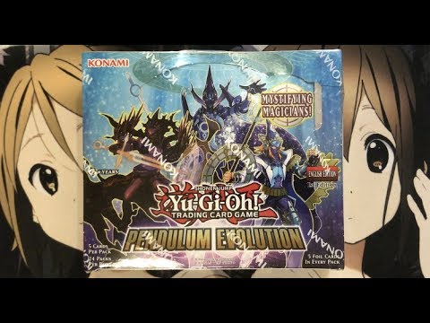 Opening My Pendulum Evolution Yugioh Booster Box TCG - YouTube
