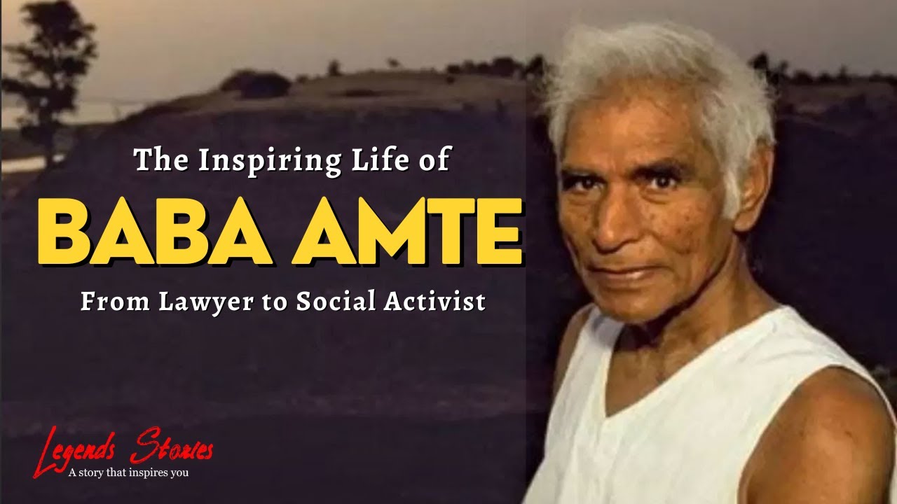 From Lawyer to Social Activist: The Inspiring Life of Baba Amte - YouTube