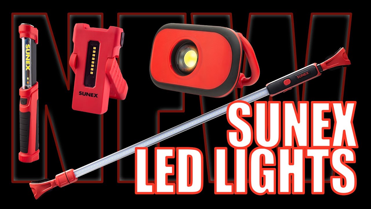 New LED Lights from Sunex Tools - SEMA 2019 - YouTube