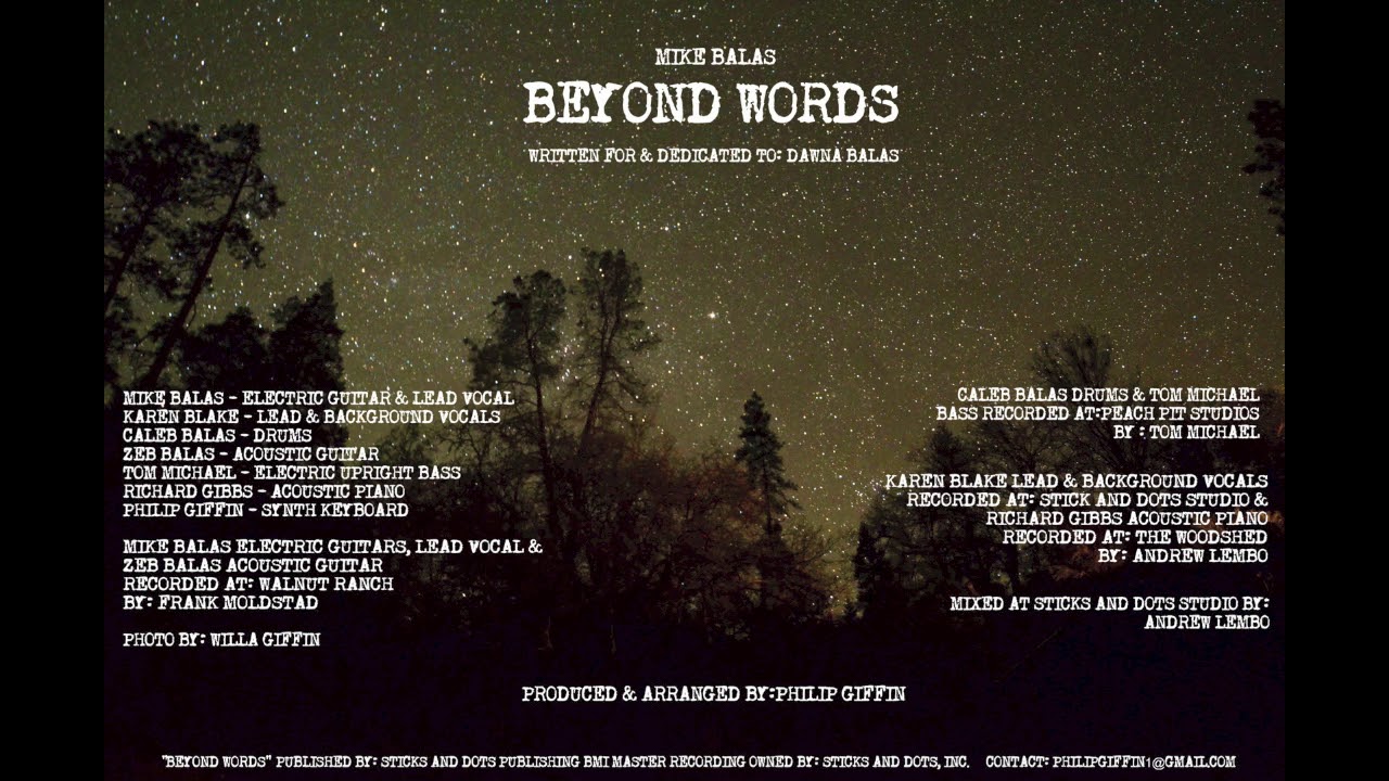 Beyond Words - YouTube
