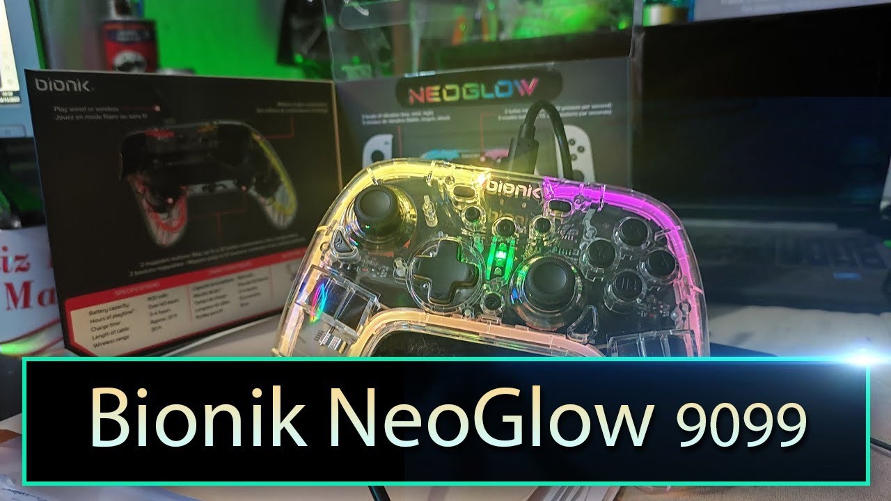 🎮 MANDO BIONIK NEOGLOW 9099 para Nintendo Switch, PC, Android y Steam ...