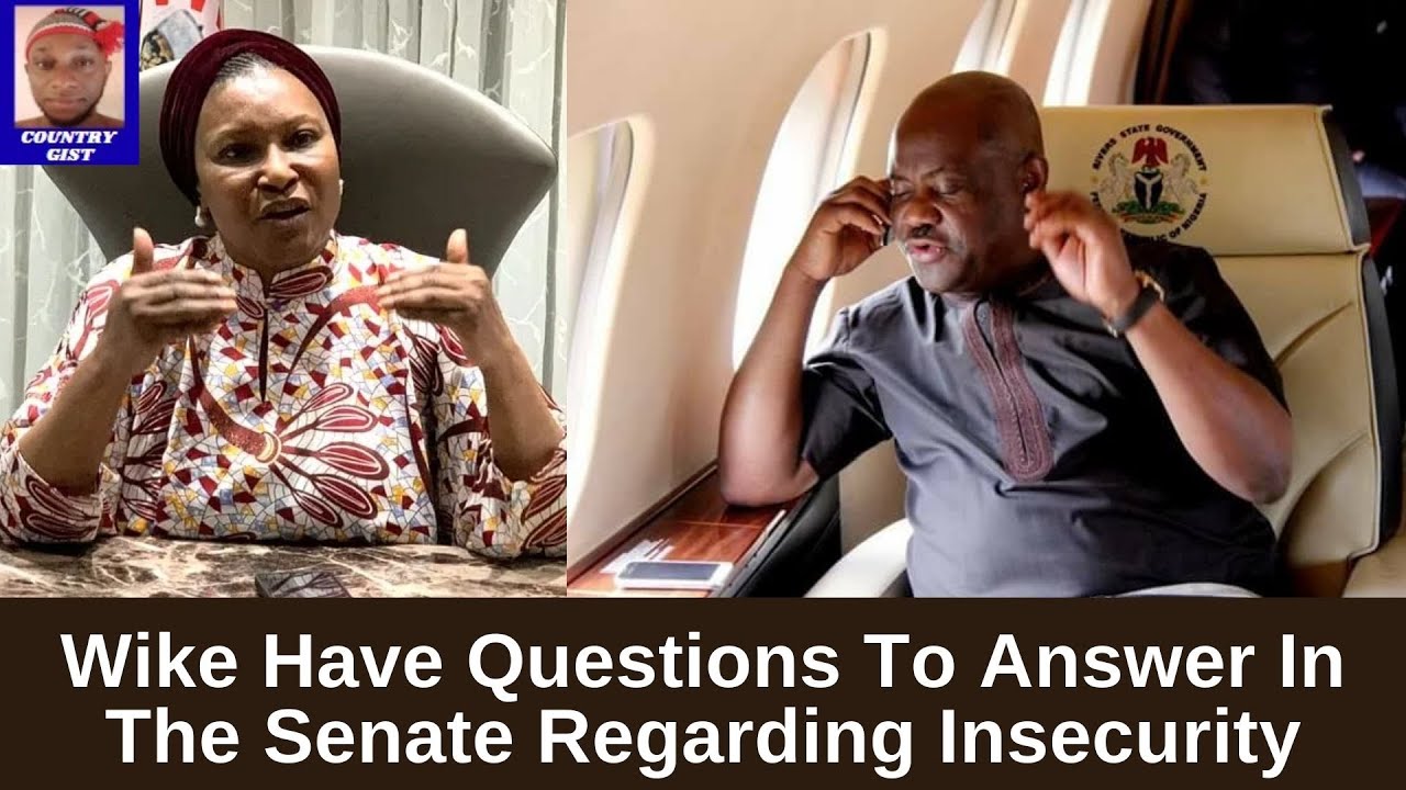 Senator Ireti kingibe Insist Nyesom Wike Have Questions To Answer In ...