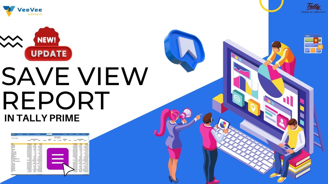 The Secrets of Tally Prime Reporting | Save View for Reports In Tally ...