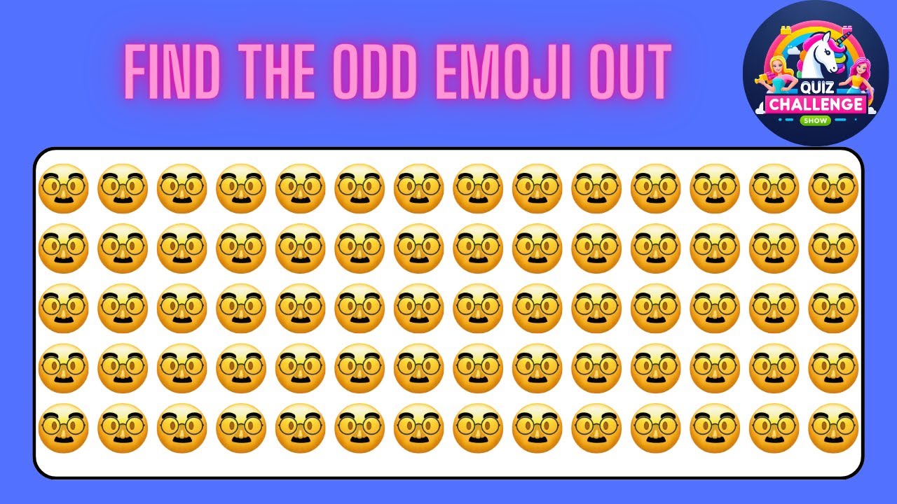 Find the odd emoji out | mixed level | part 3 - YouTube