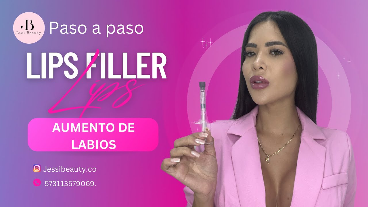 PASO A PASO Aumento de labios o líps fillers - YouTube