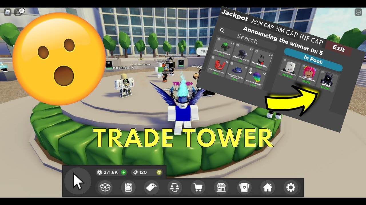 Playing Trade Tower! | Roblox - YouTube