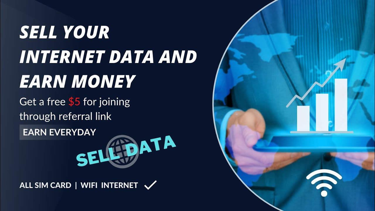 How to sell internet | Sell internet data and earn money | Instant $5 ...