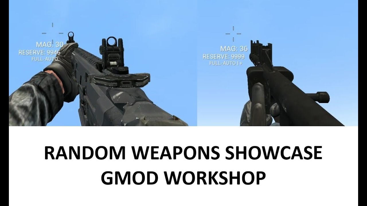 Just Random - Garry's Mod Random Weapons Showcase - YouTube