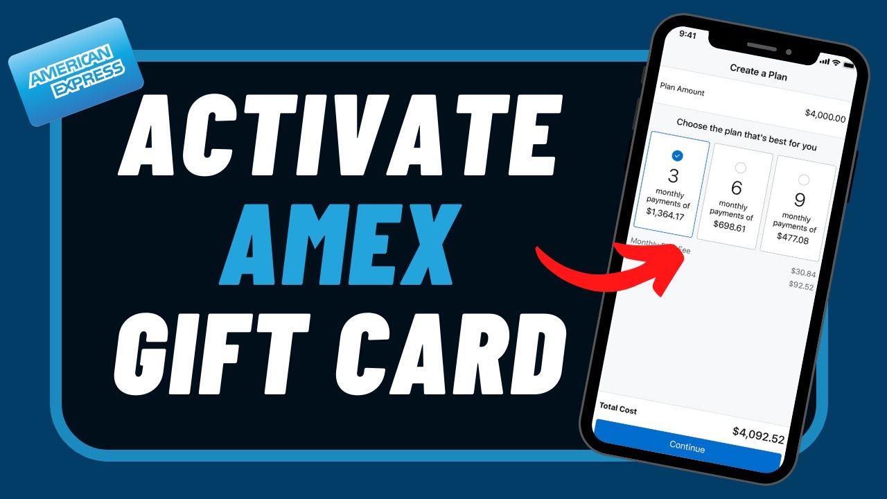 How to Activate American Express Gift Card ! - YouTube