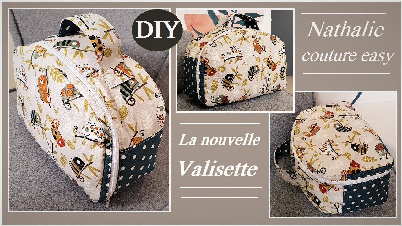 DIY pour cette nouvelle valisette le patron PDF est gratuit /Nathalie ...