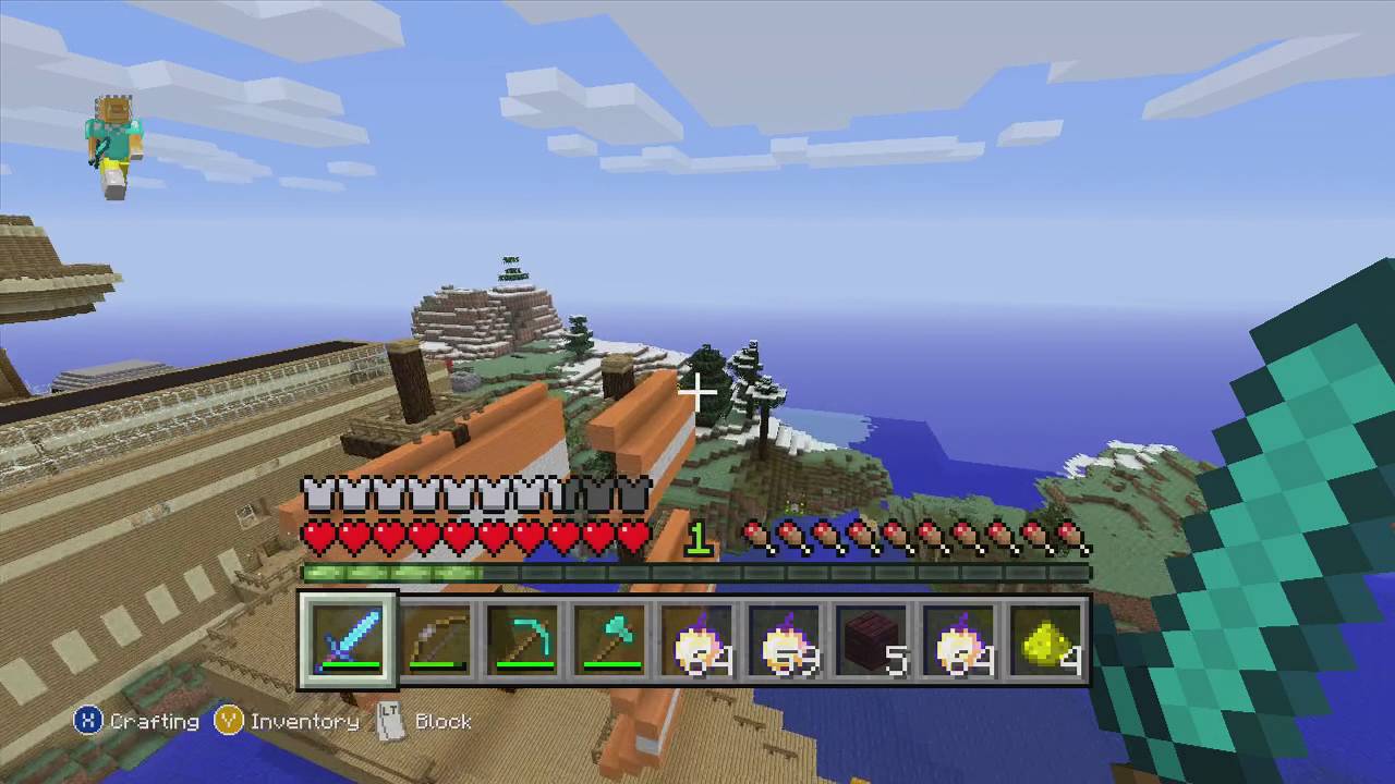 Minecraft: hit the target stricks back - YouTube