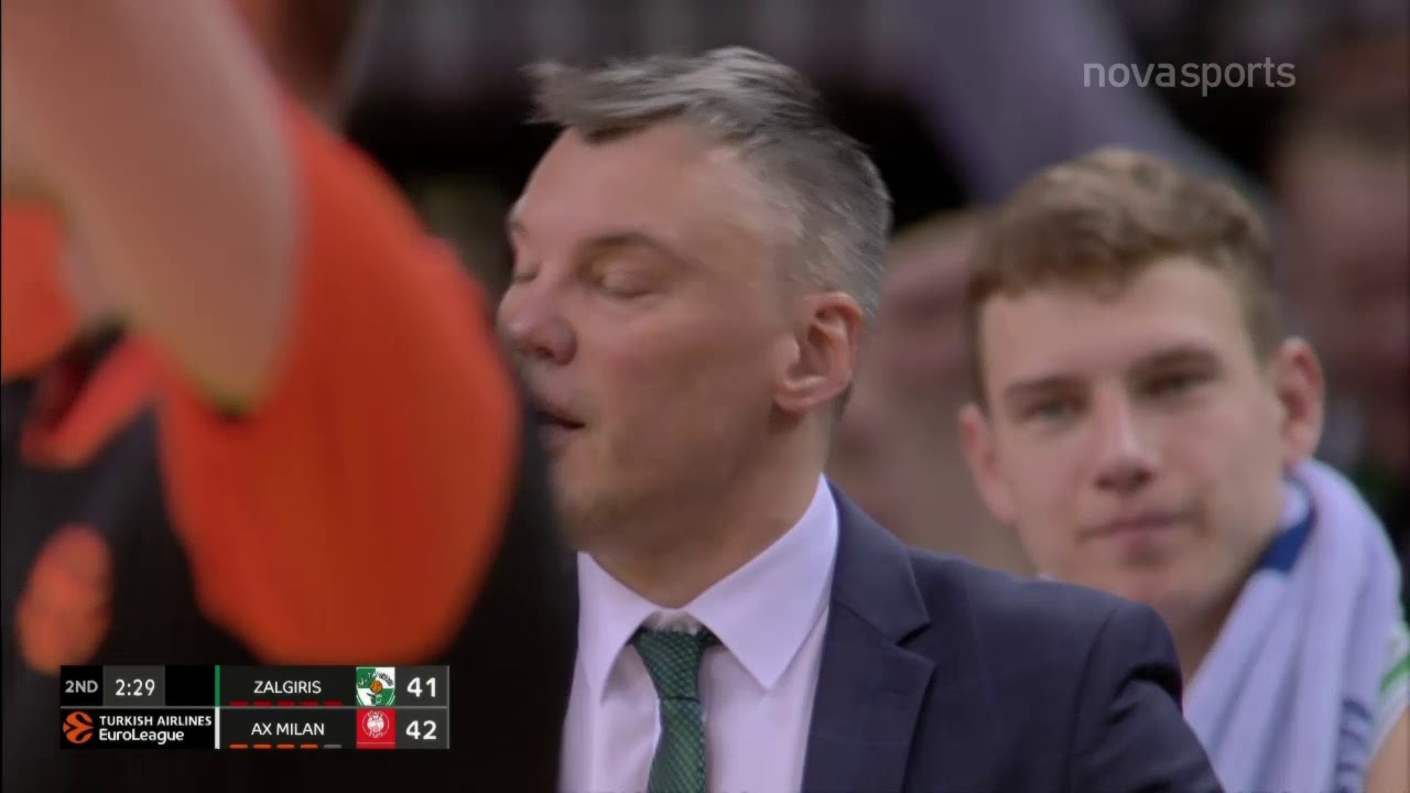 Ζαλγκίρις Κάουνας-Αρμάνι Μιλάνο: 105-97 (HL) - YouTube