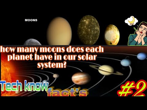 How many moons does each planet have in our solar system | Tech know ...