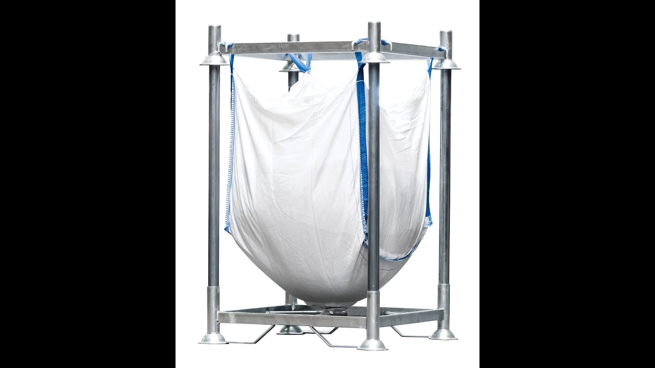 Bulk handling : Big Bag structure (Manubag) - YouTube