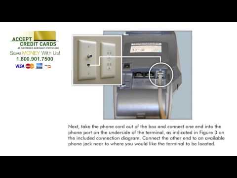 Verifone Vx510 Installation - YouTube