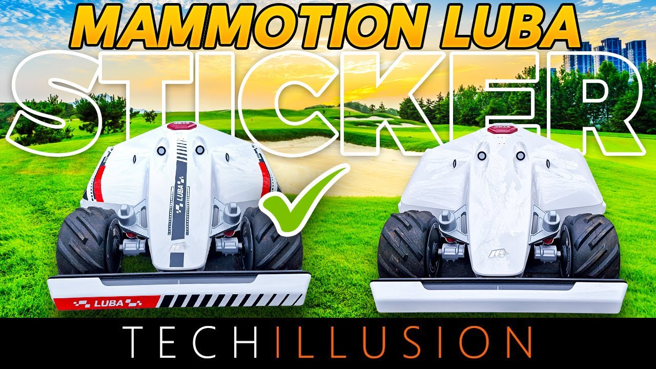 🔥SERIOUS?! RACING STICKER for the LUBA by Mammotion🧐 - Luba AWD 5000 ...