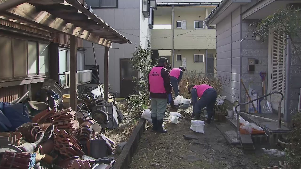 【地震から11日目】液状化の被害が相次いだ新潟市西区 ボランティアの対象地域を拡大 《新潟》 Tunami Earthquake