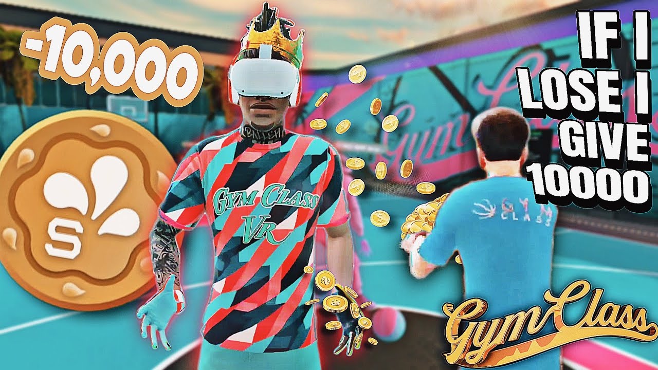 I GAVE SPLASH COINS IN GYM CLASS VR BASKETBALL ?! - YouTube