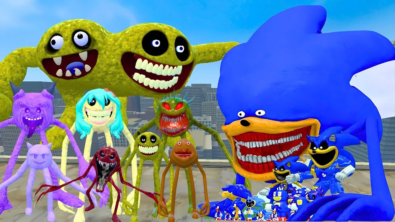 ALL SMILE MONSTER, DEPRAVED SMILEY, SMILE GHOST VS ALL SONIC TAPES ...