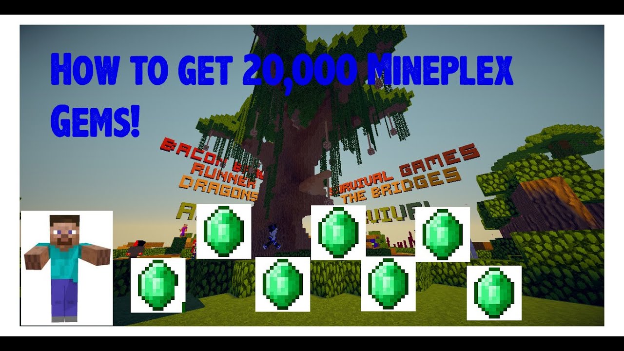 HOW TO GET 20K GEMS ON MINEPLEX IN UNDER 3 MINUTES! - YouTube