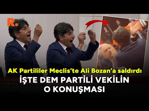 AK Partililer Meclis’te Ali Bozan’a saldırdı: İşte DEM Partili vekilin o konuşması