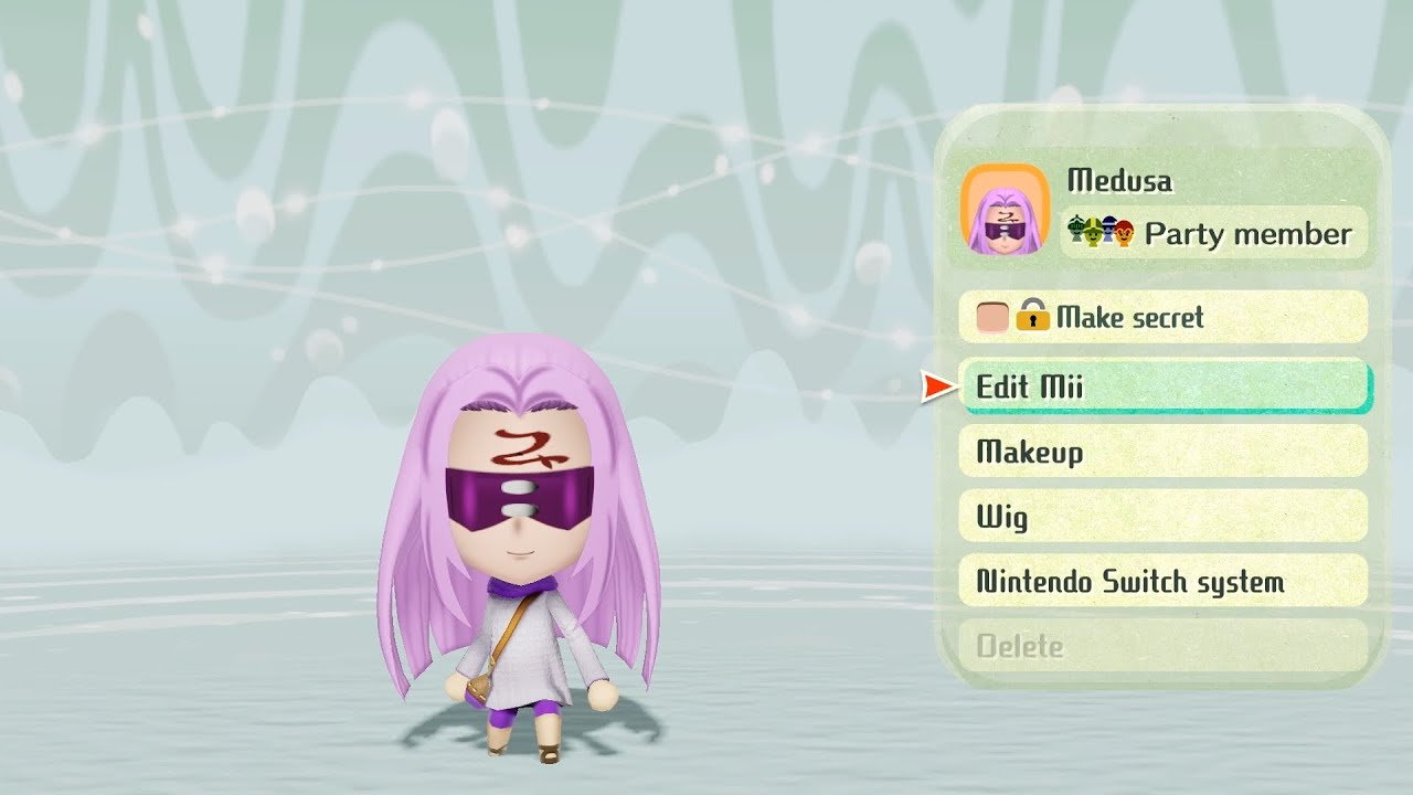 Fate/Grand Miitopia: FGO Mii showcase (access key 8DK5NR4, credits in ...