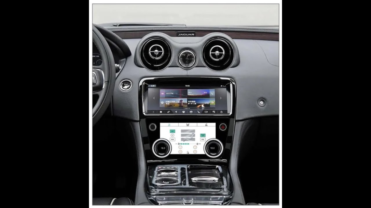 Jaguar XJ XJL XJR Car Digital AC Screen Climate Control Panel Upgrade ...