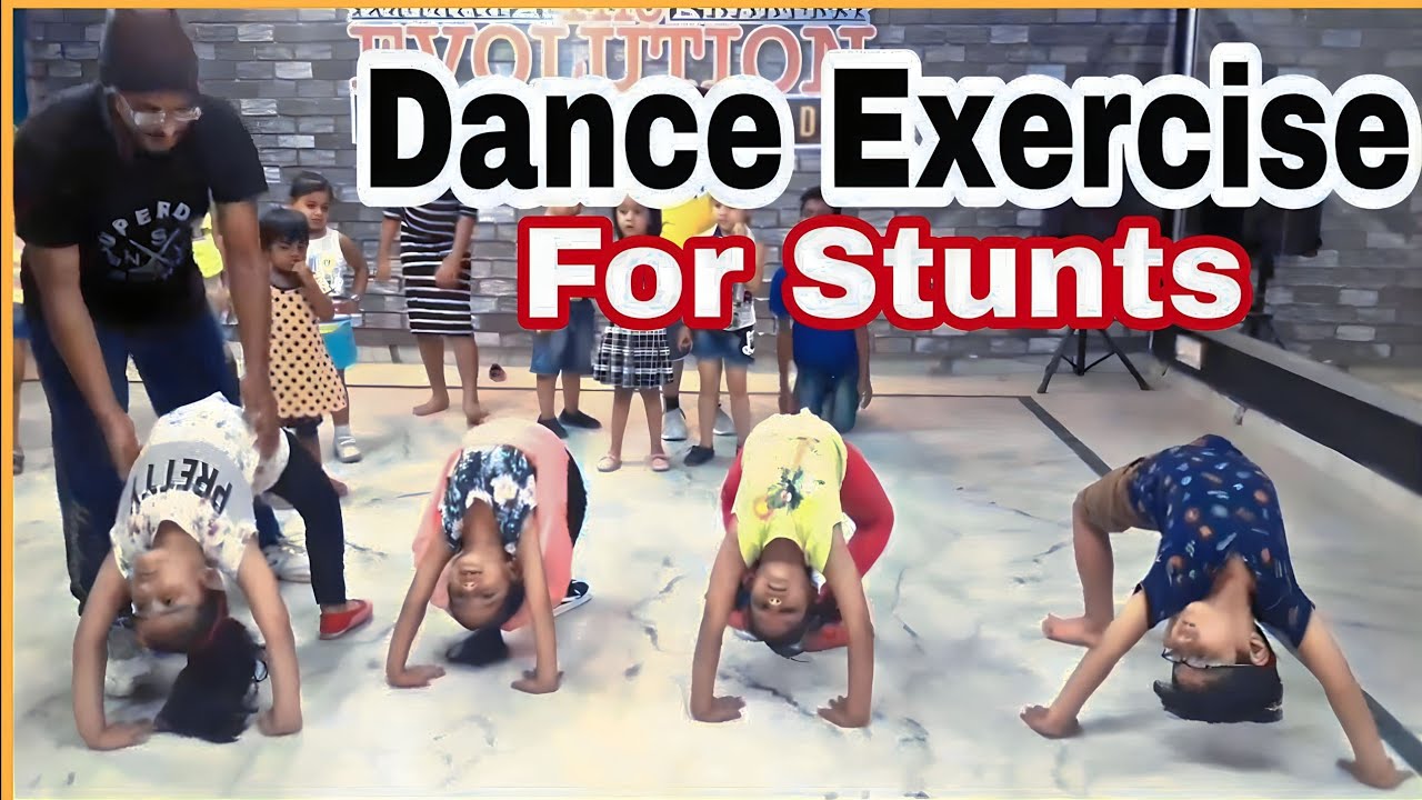 How To Learn Easy Stunt For Dance | Full Body Flexibility Exercise ...