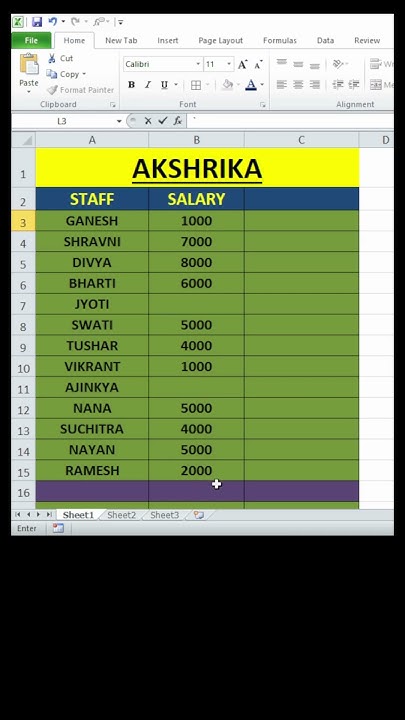 How to use the COUNTA function in Excel : Akshrika Tutorials - YouTube