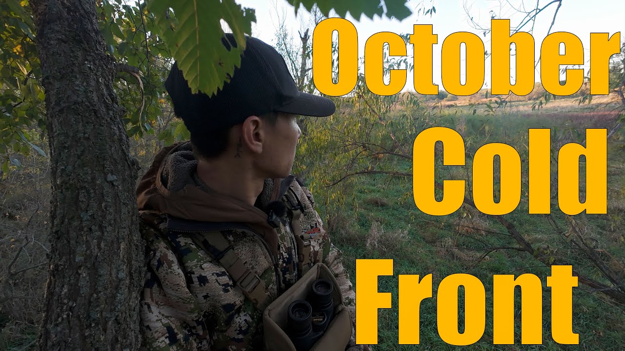 Cold Fronts Get Deer Moving! (October Cold Front) - YouTube