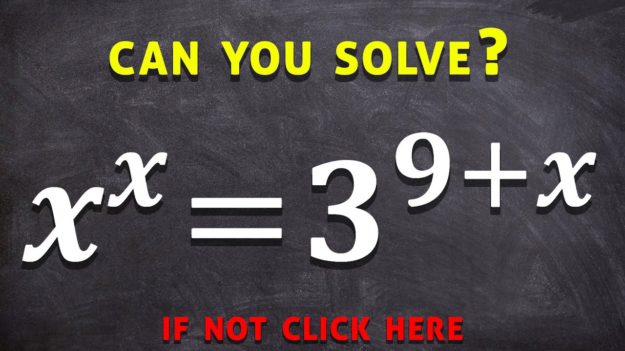 You should know this easy solution trick! | Math Olympiad Problem ...