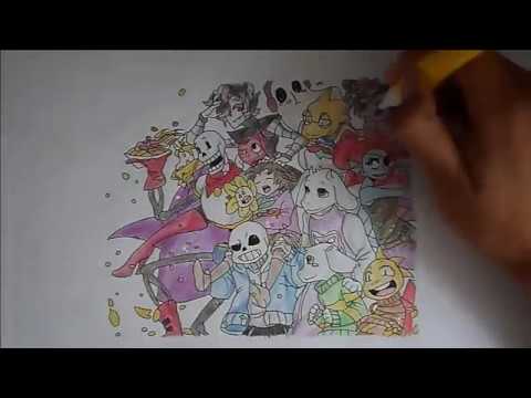 Speed Drawing Undertale Characters | Undertale - YouTube