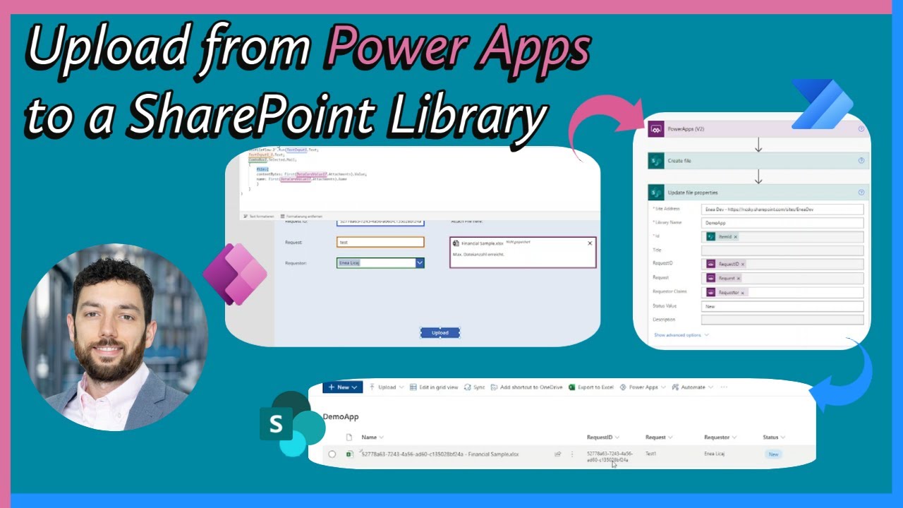 ⬆️Upload to a SharePoint Library with Metadata - YouTube