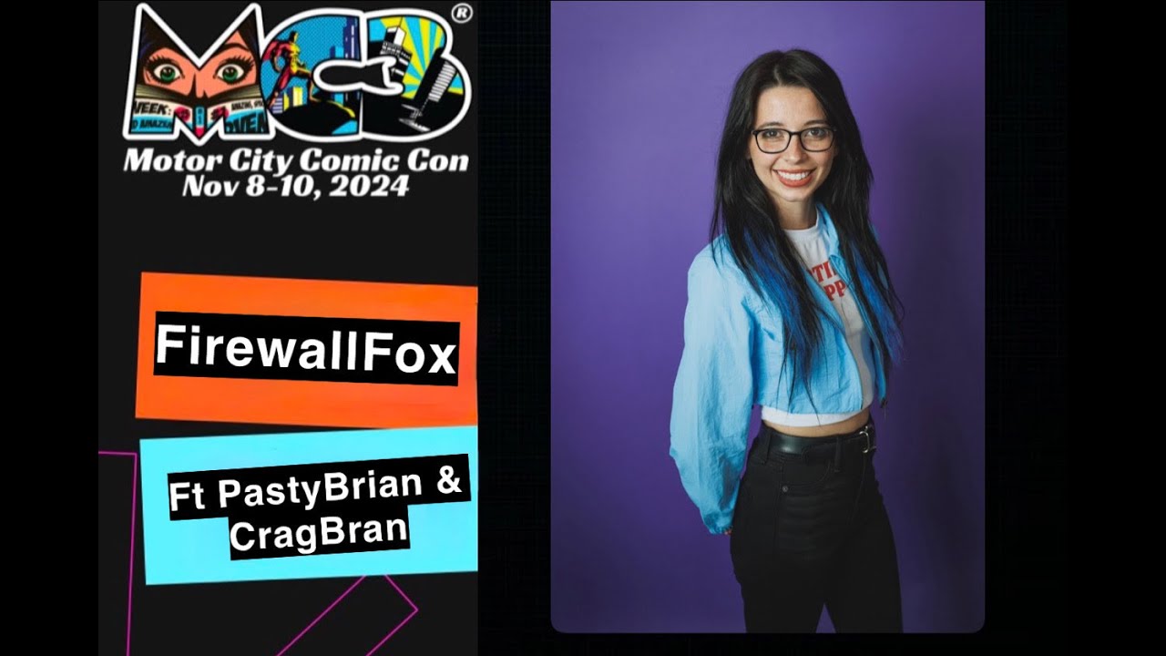 Firewall Fox Goes To Motor City Comic Con '24 - YouTube