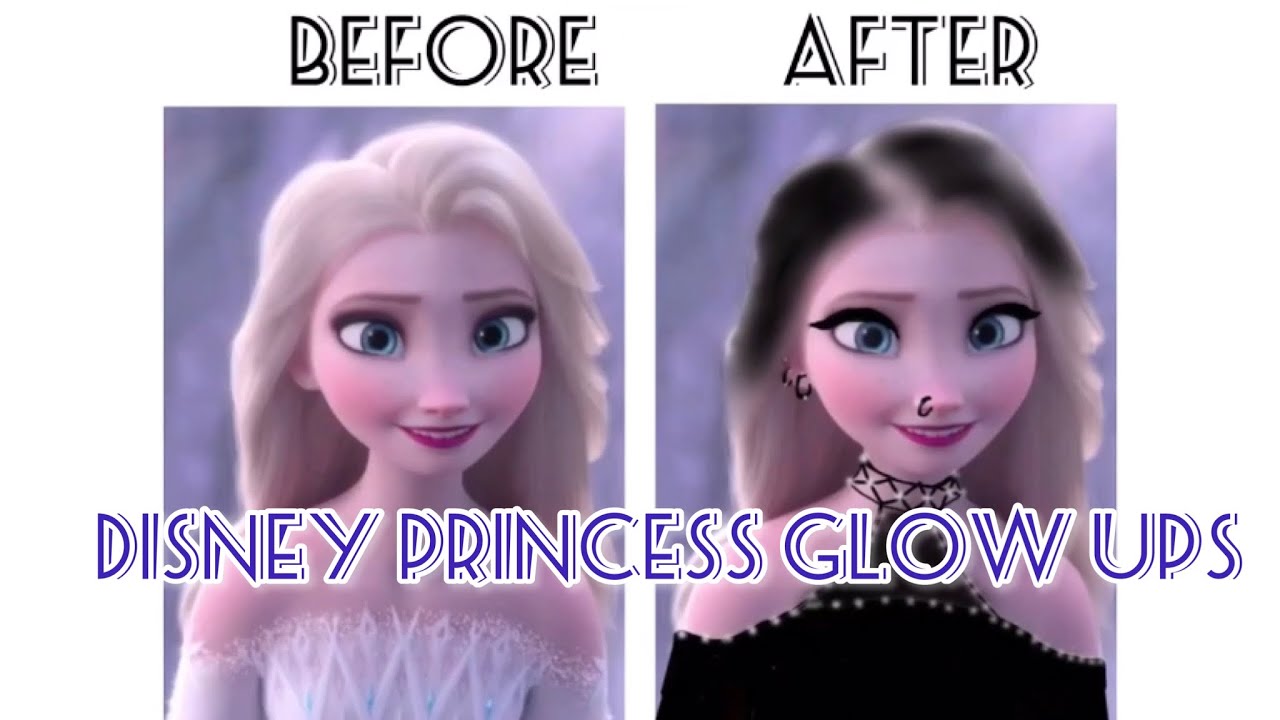 Disney Princess Glow Ups!! - YouTube