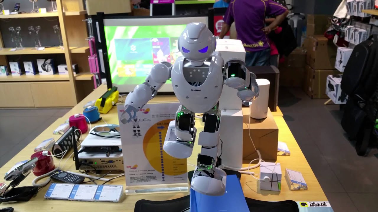 Alpha: intelligent humanoid robot dancing (from UBTECH) - YouTube