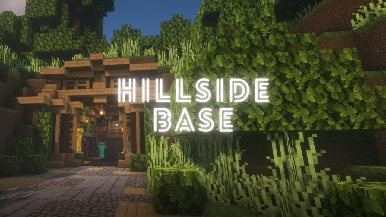 Minecraft SPICY Hillside Base | Ep. 1 Of BUILDS To INSPIRE YOU In ...
