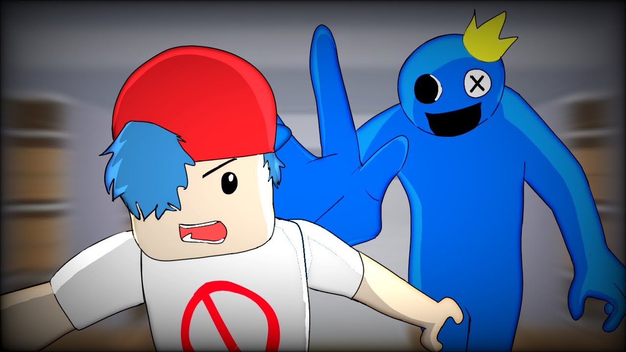 FNF RAINBOW FRIENDS bf vs BLUE | ODD WORLD | CREEPYPASTA | FNF ...