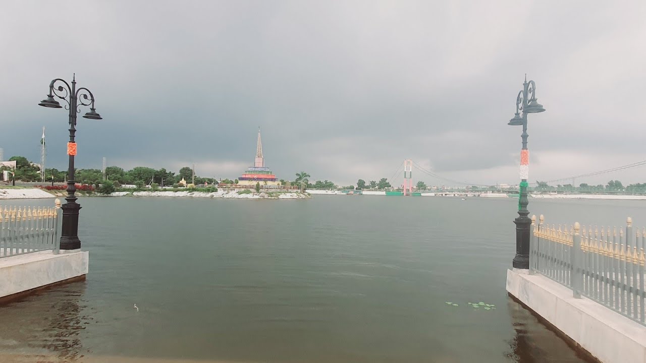 Komati cheruvu siddipet #cable bridge #lake view - YouTube