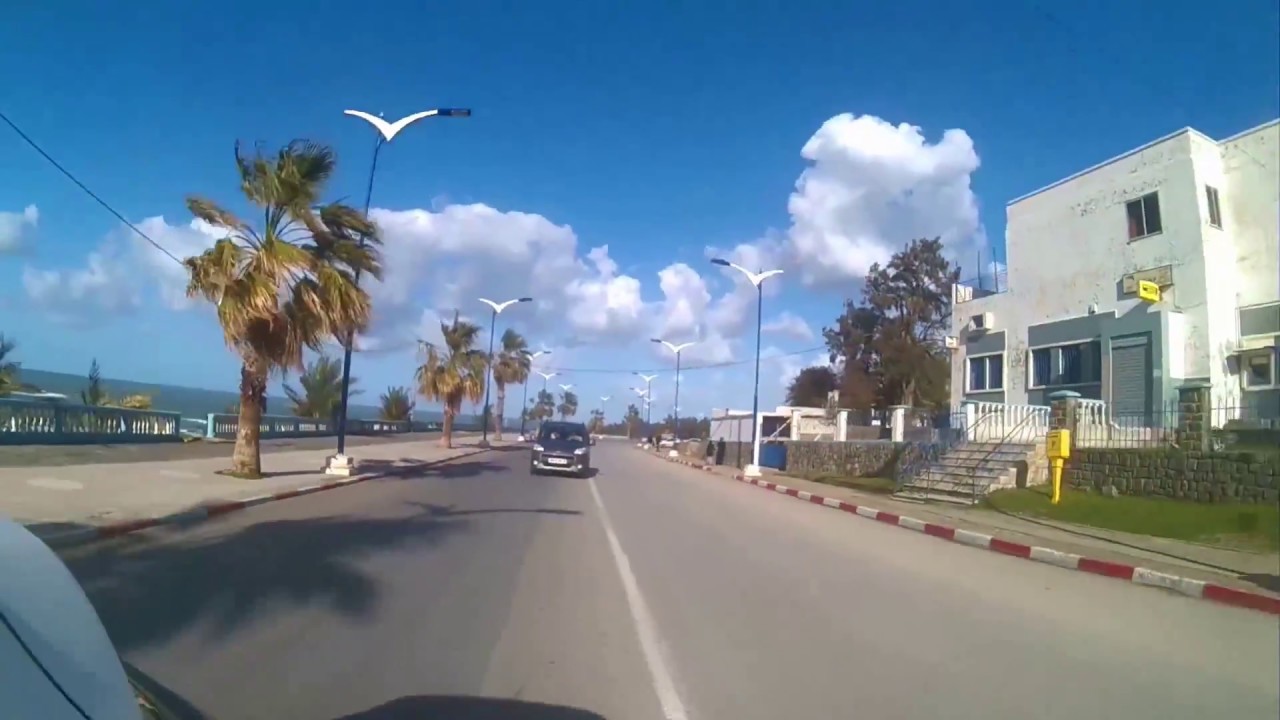 Balade en voiture sur la corniche de Jijel (Full HD 1080p) - YouTube