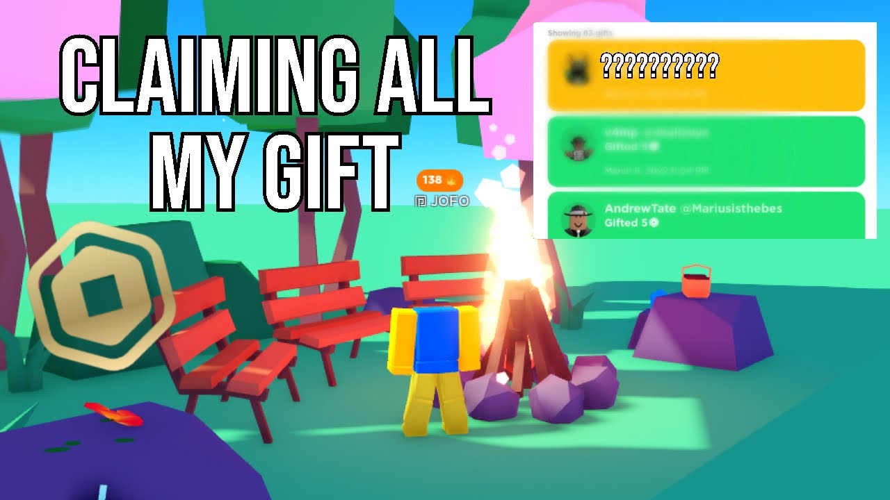 CLAIMING ALL MY GIFTS IN PLS DONATE - YouTube