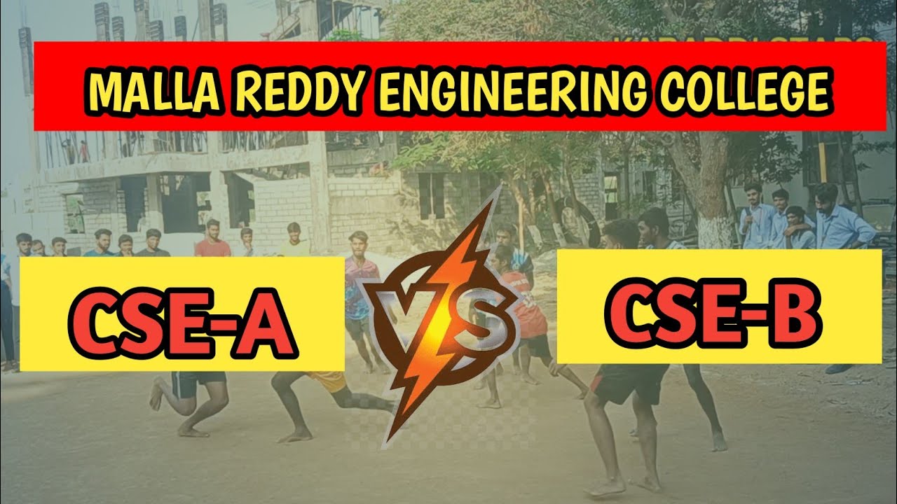 CSE-A V/S CSE-B KABADDI MATCH IN MREC #KABADDI#MREC - YouTube