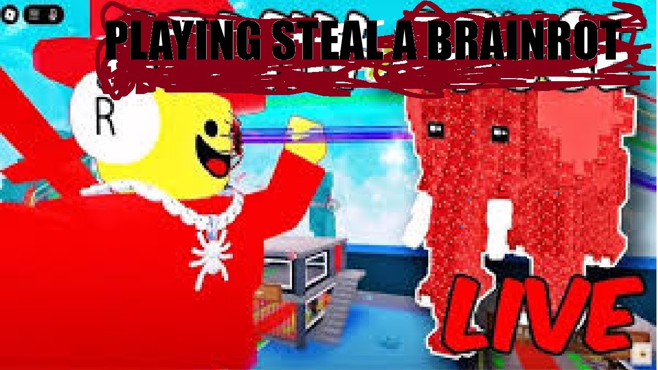 Playing Steal A Brainrot Live [Stealing,Trading and PvP] #sab # ...