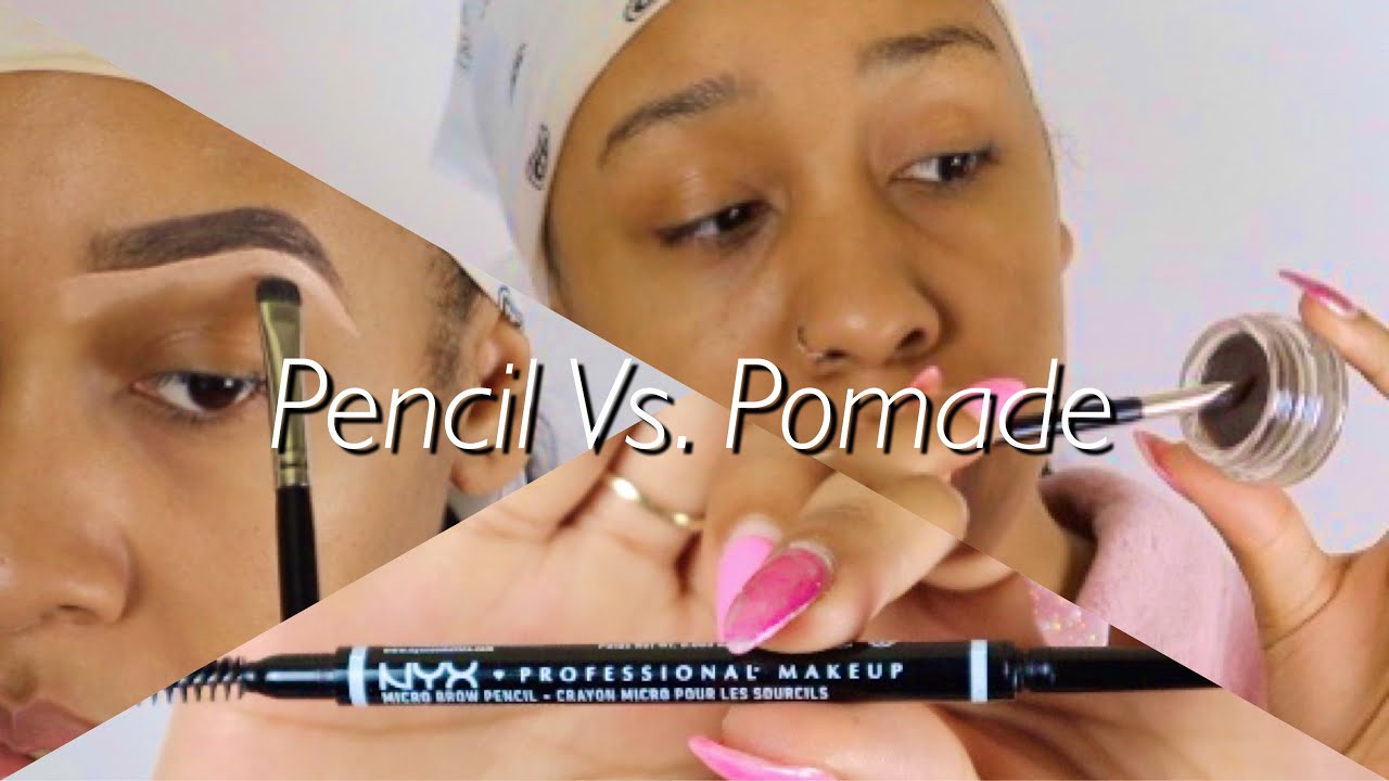 HOW TO: BROWS | PENCIL VS POMADE | GIVEYOUFACE - YouTube