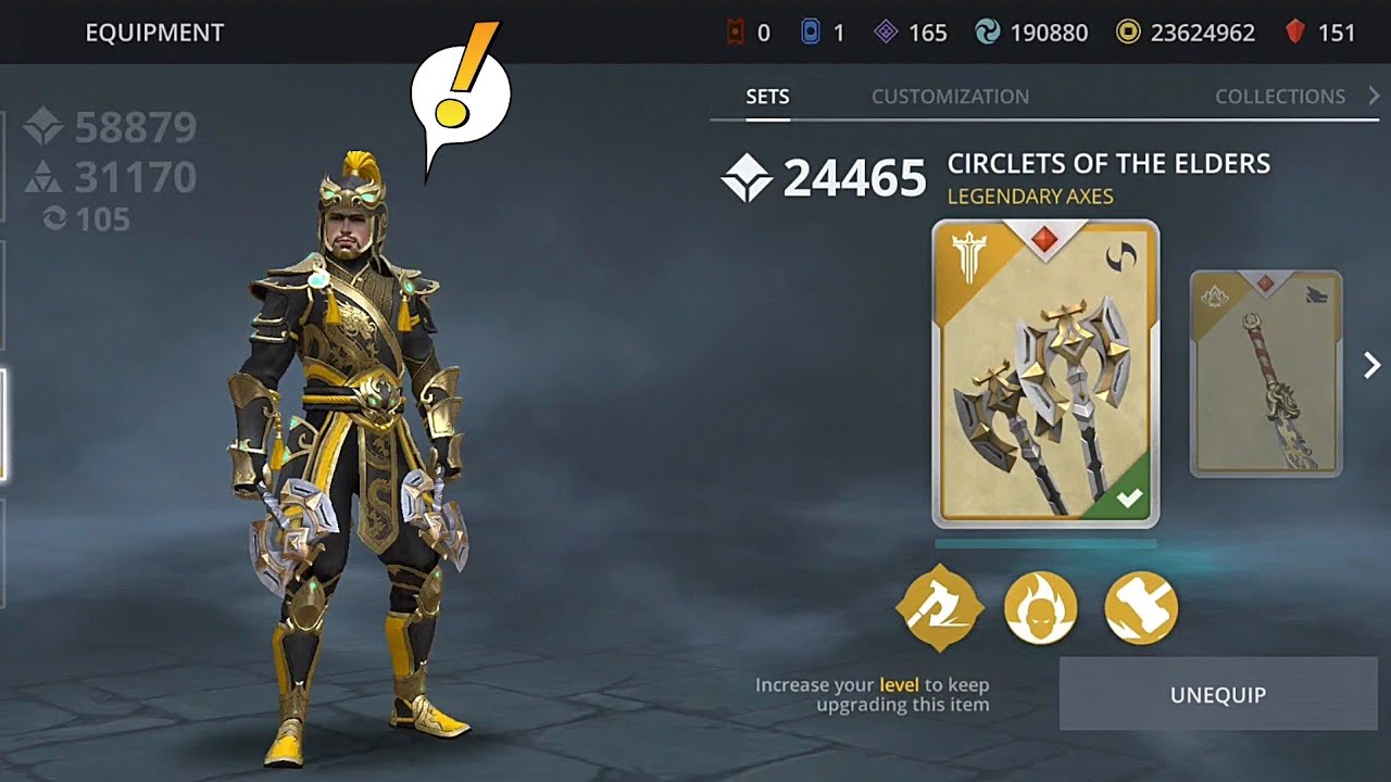 Shadow Fight 3 - Legendary Axes Max Power - YouTube