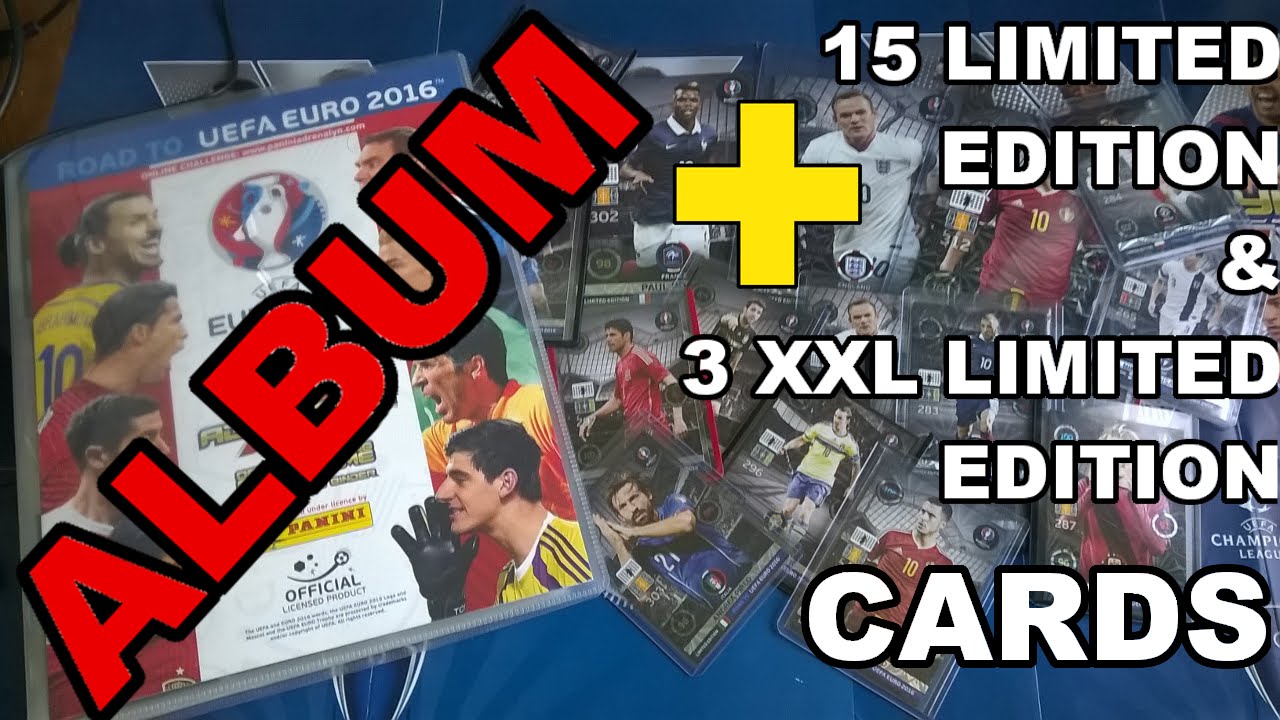 ROAD TO EURO 2016 ☆ PREZENTACJA ALBUMU ☆ 15 KART LIMITOWANYCH ☆ 3 KARTY ...